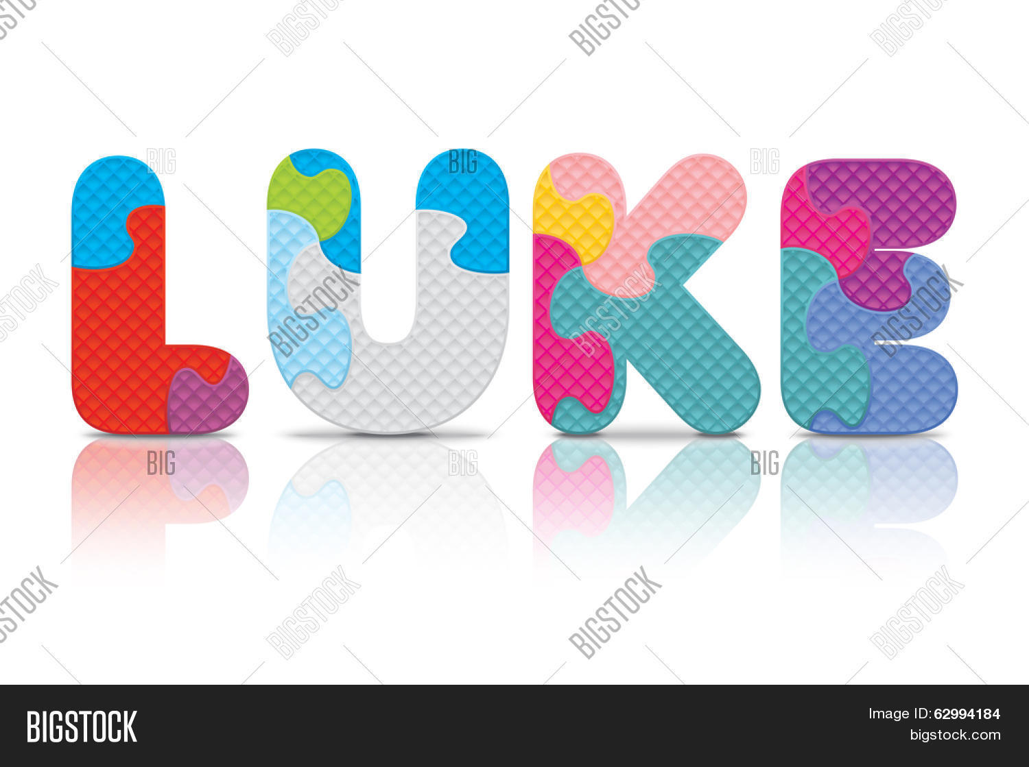 LUKE Written Alphabet Vector & Photo (Free Trial) | Bigstock