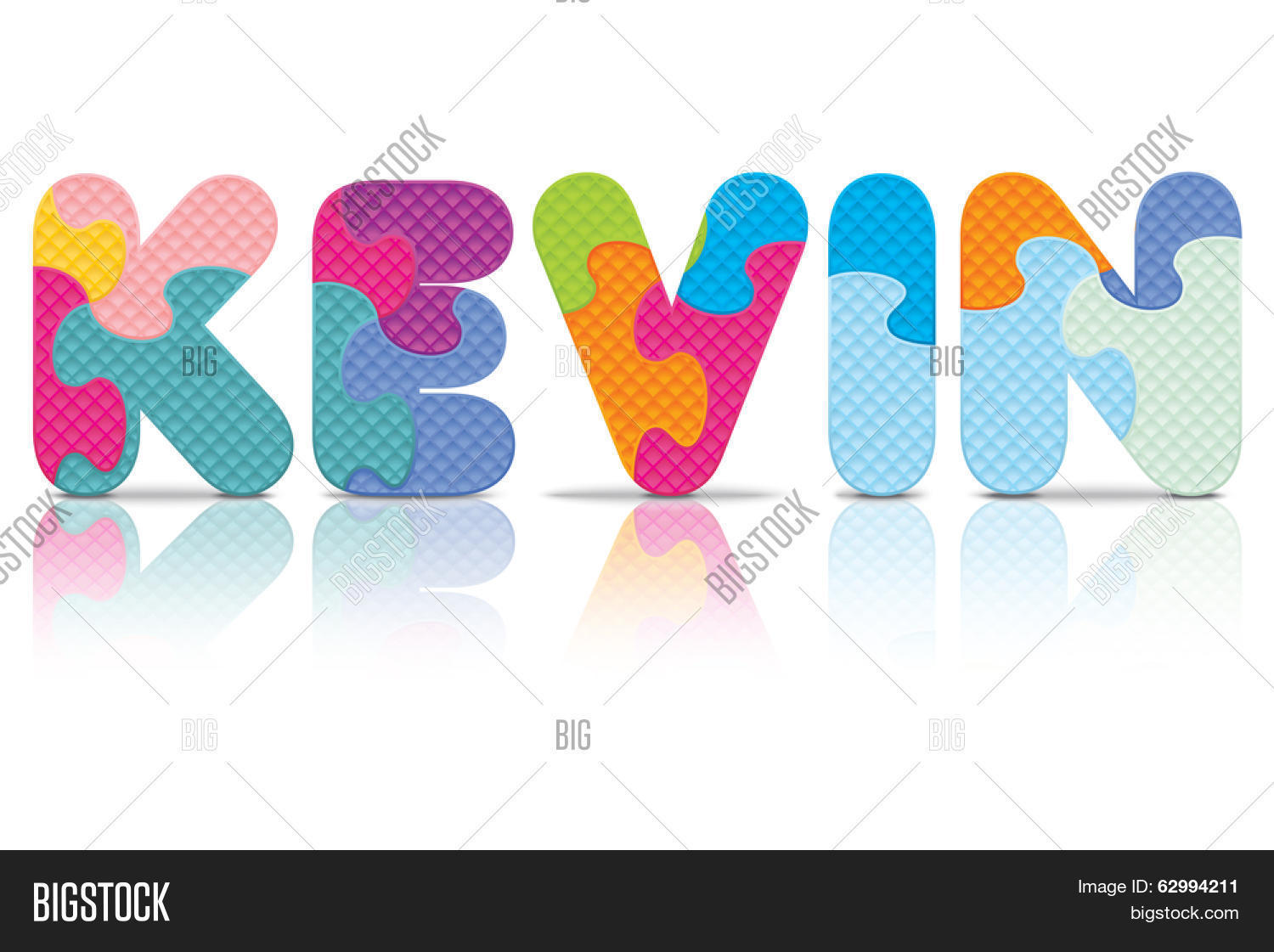 KEVIN Written Vector & Photo (Free Trial) | Bigstock