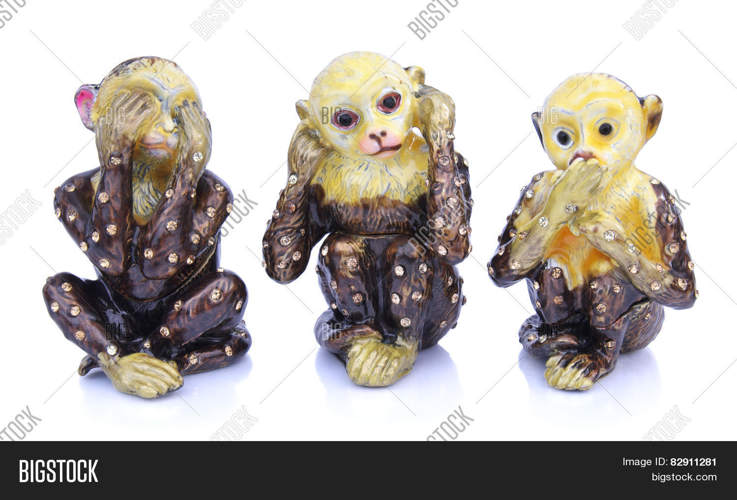 Three Monkeys Image & Photo (Free Trial) | Bigstock
