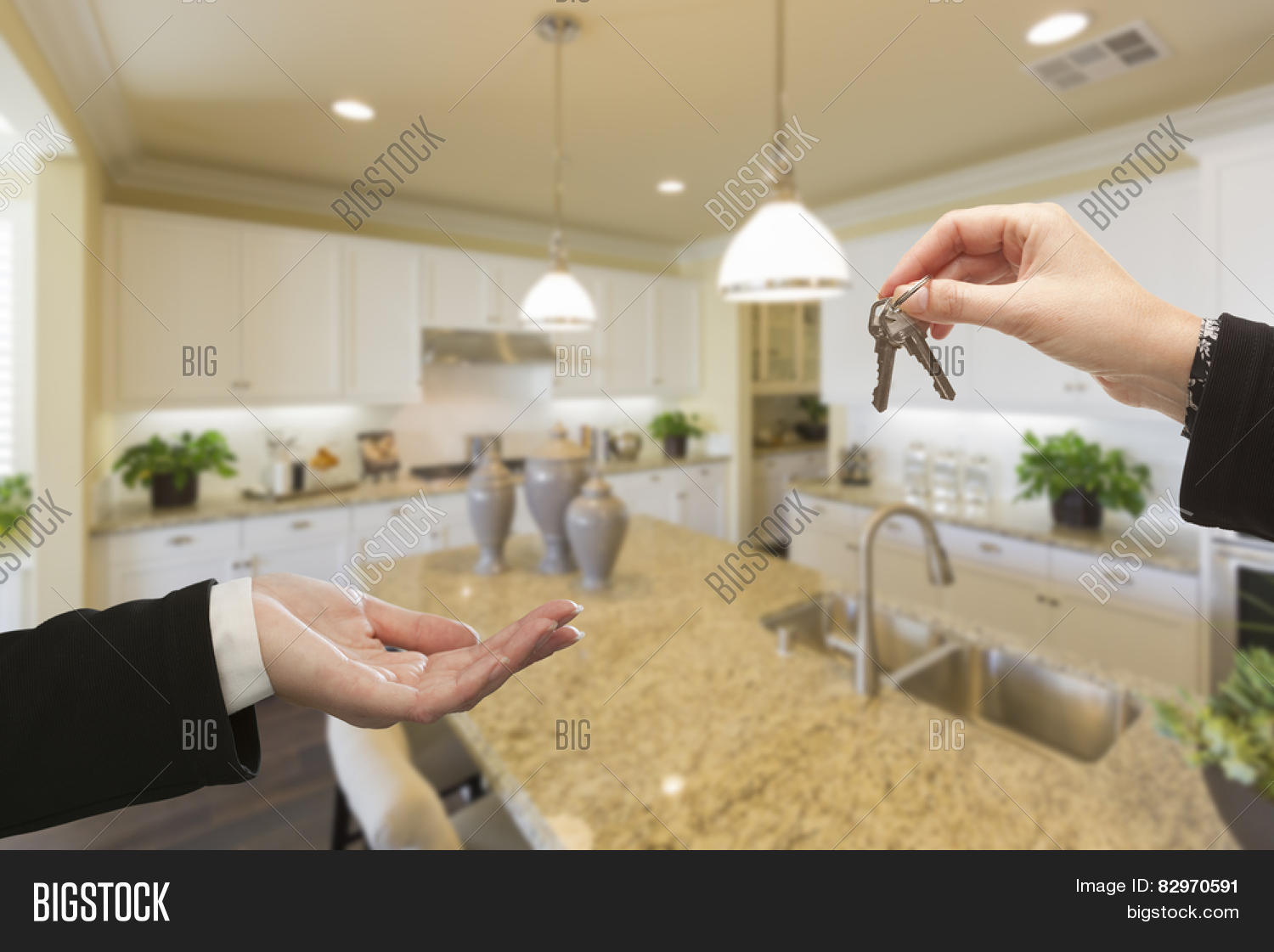 Handing Over New House Image & Photo (Free Trial) | Bigstock