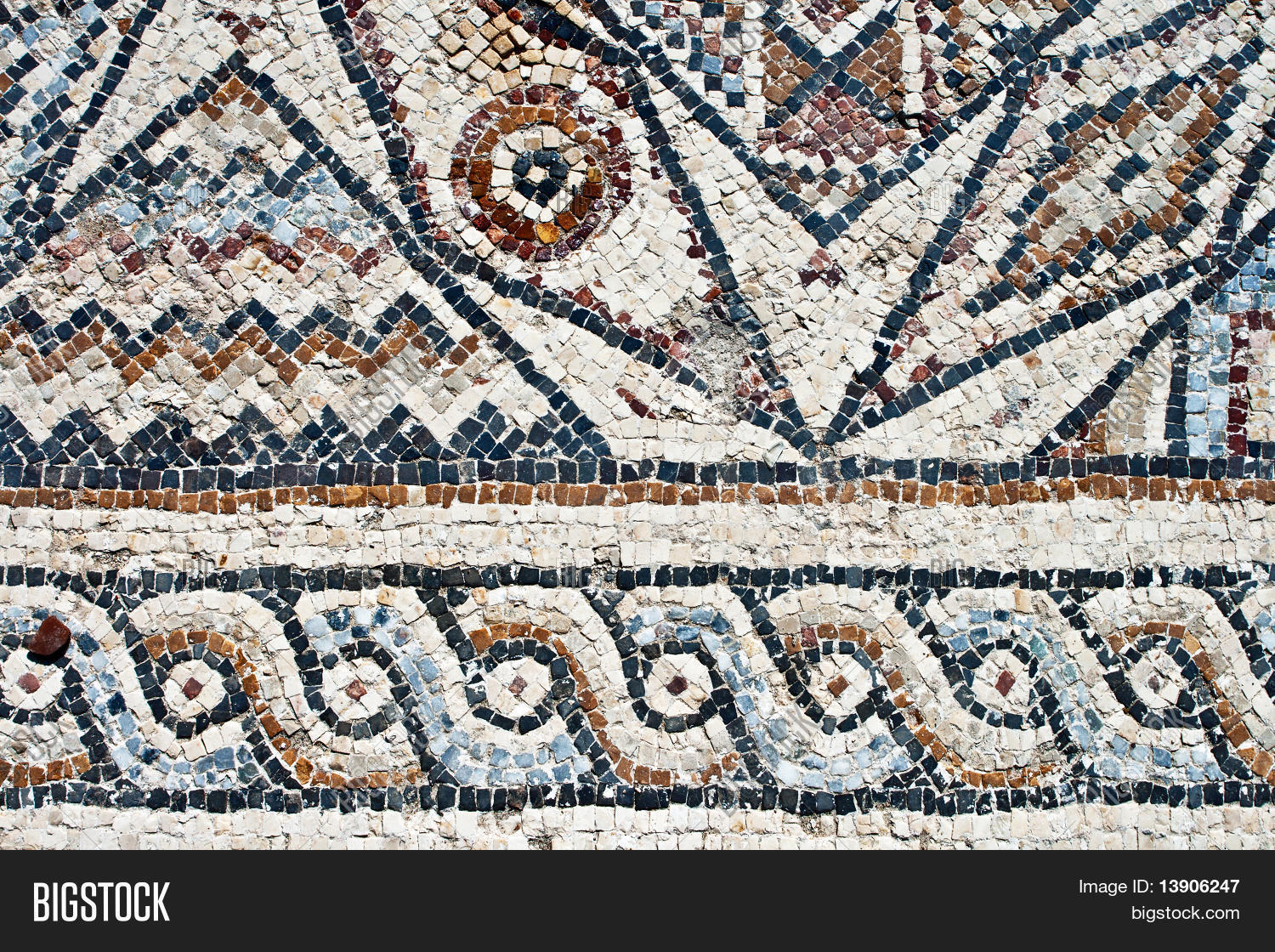 Closeup Ancient Mosaic Image & Photo (Free Trial) | Bigstock