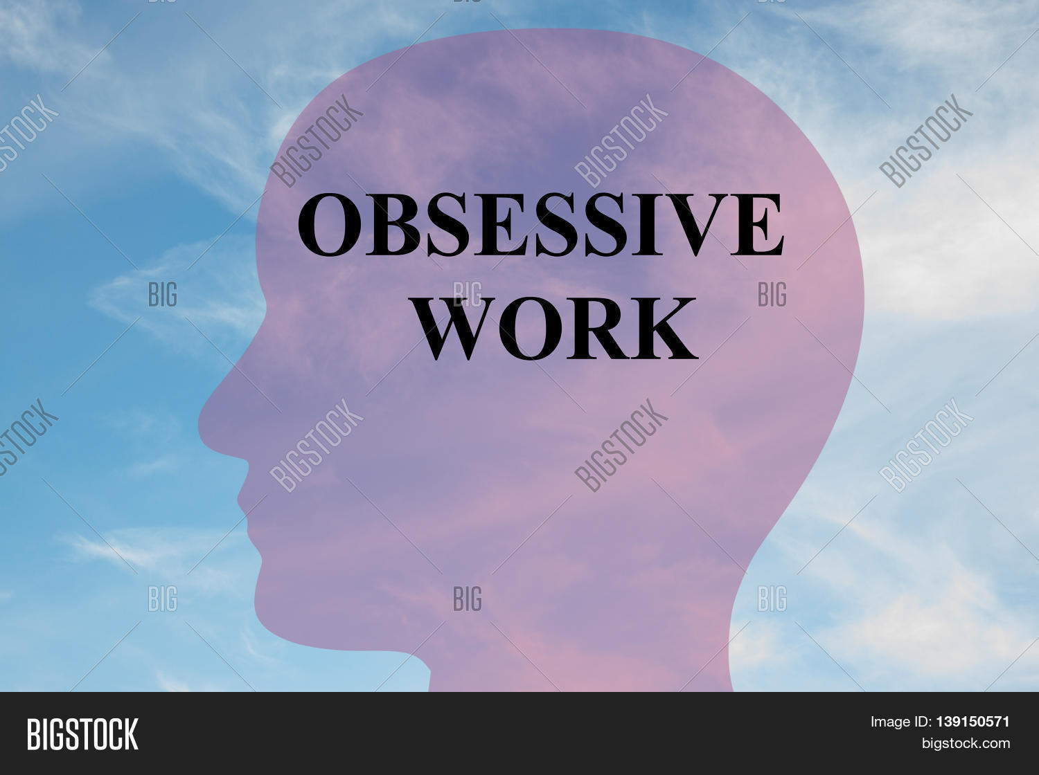 Obsessive Work Mental Image & Photo (Free Trial) | Bigstock