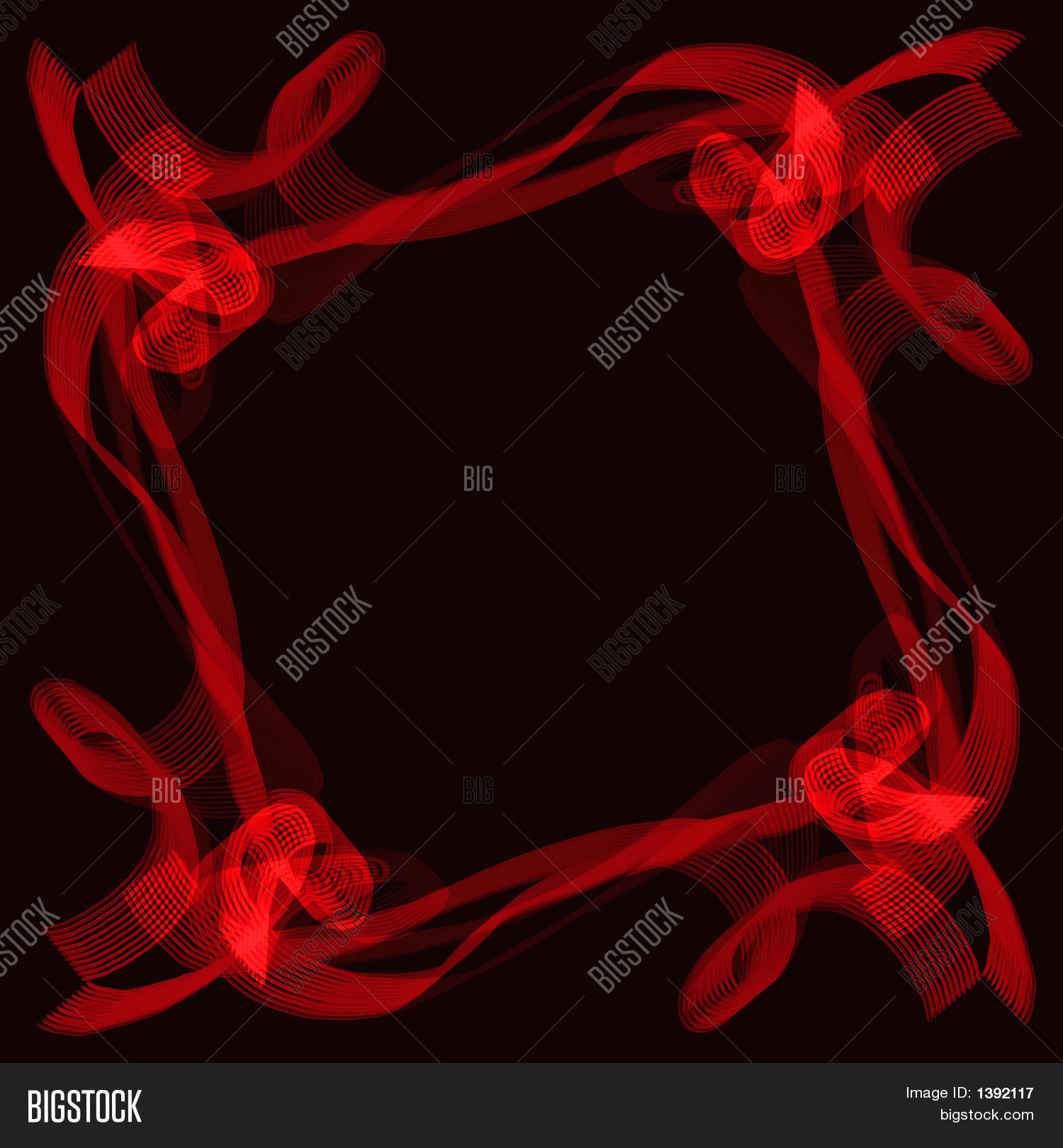 Red Ribbon On Black Image & Photo (Free Trial) | Bigstock
