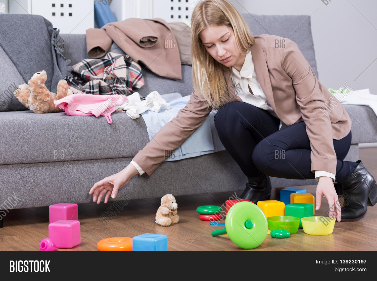 Cleaning Mess After Image And Photo Free Trial Bigstock