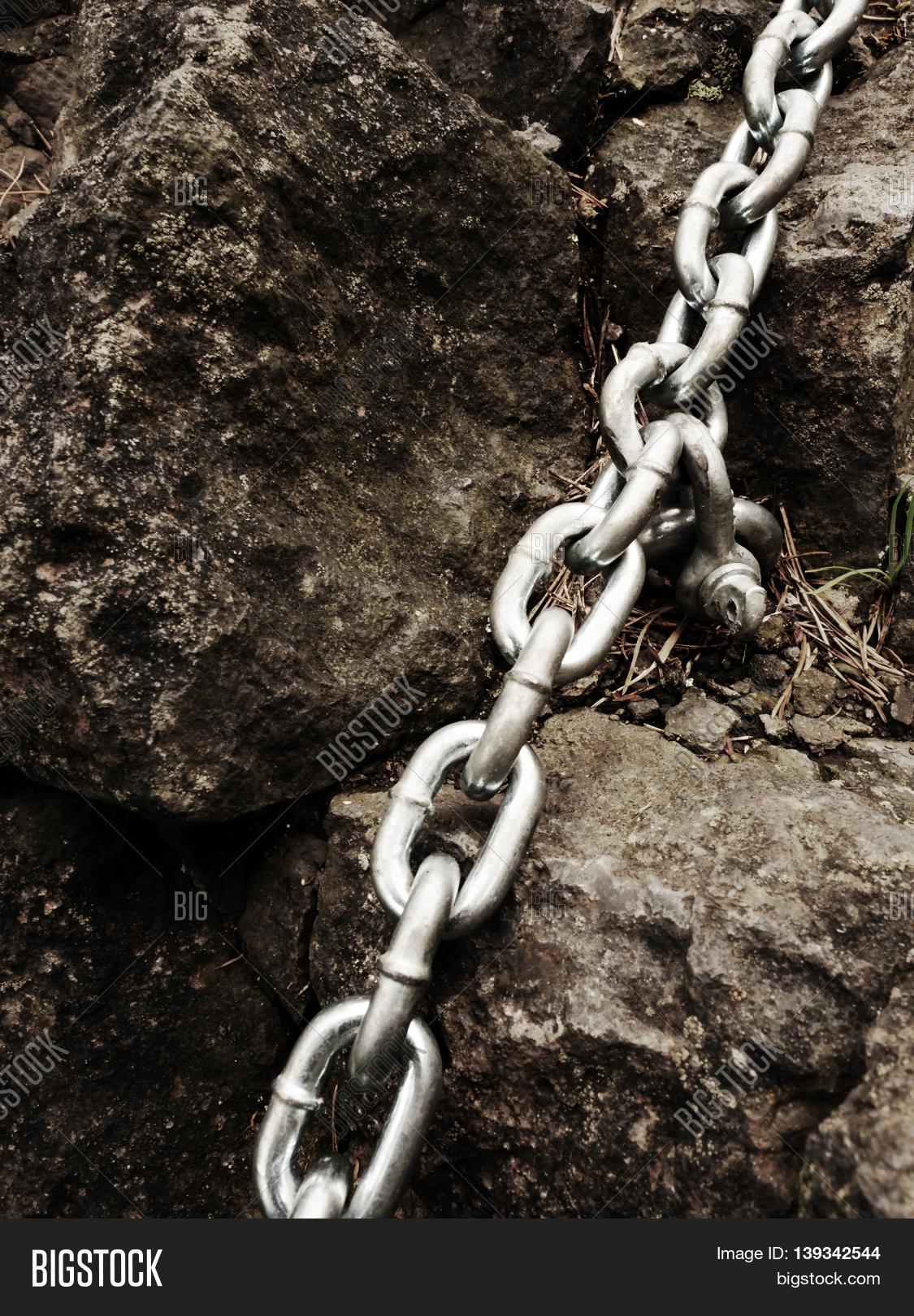 Eye Bolt Iron Chain Image & Photo (Free Trial) | Bigstock