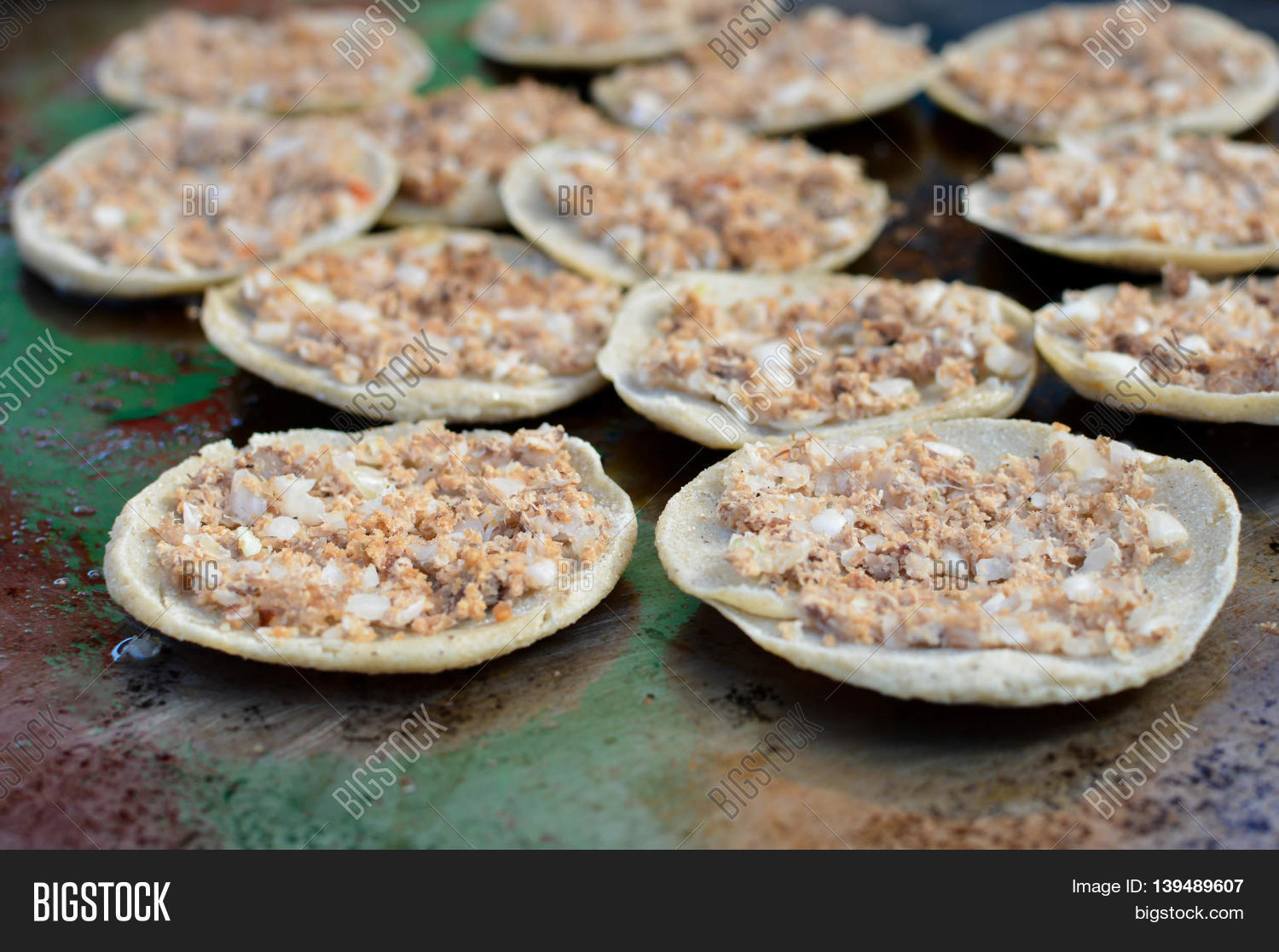 Mini Tostadas Toppings Image & Photo (Free Trial) | Bigstock