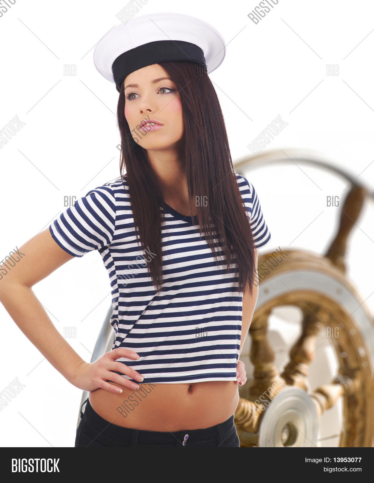 Young Captain Girl Image & Photo (Free Trial) | Bigstock