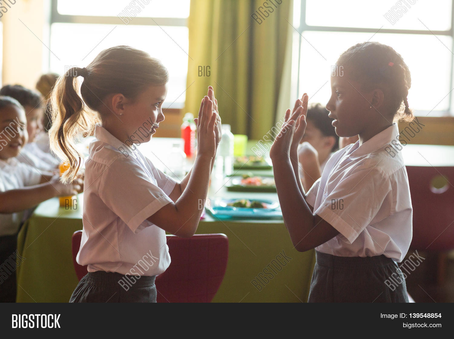 Girls Playing Clapping Image & Photo (Free Trial) | Bigstock