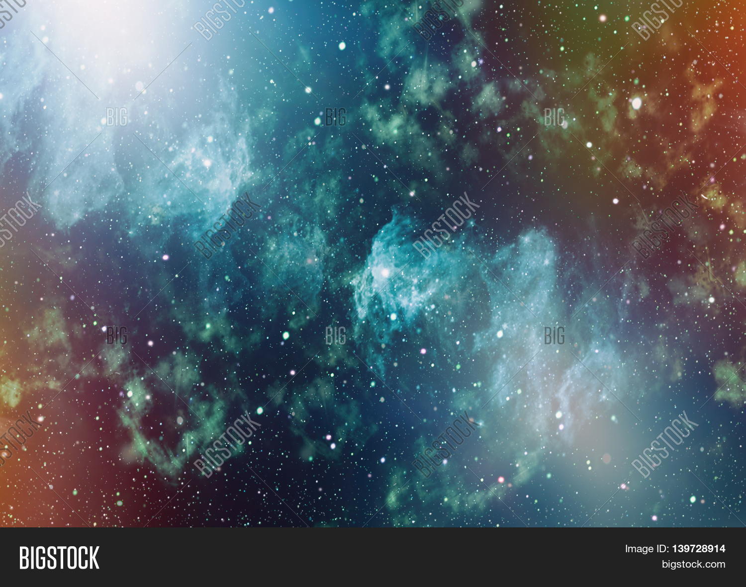 Colorful Starry Night Image & Photo (Free Trial) | Bigstock