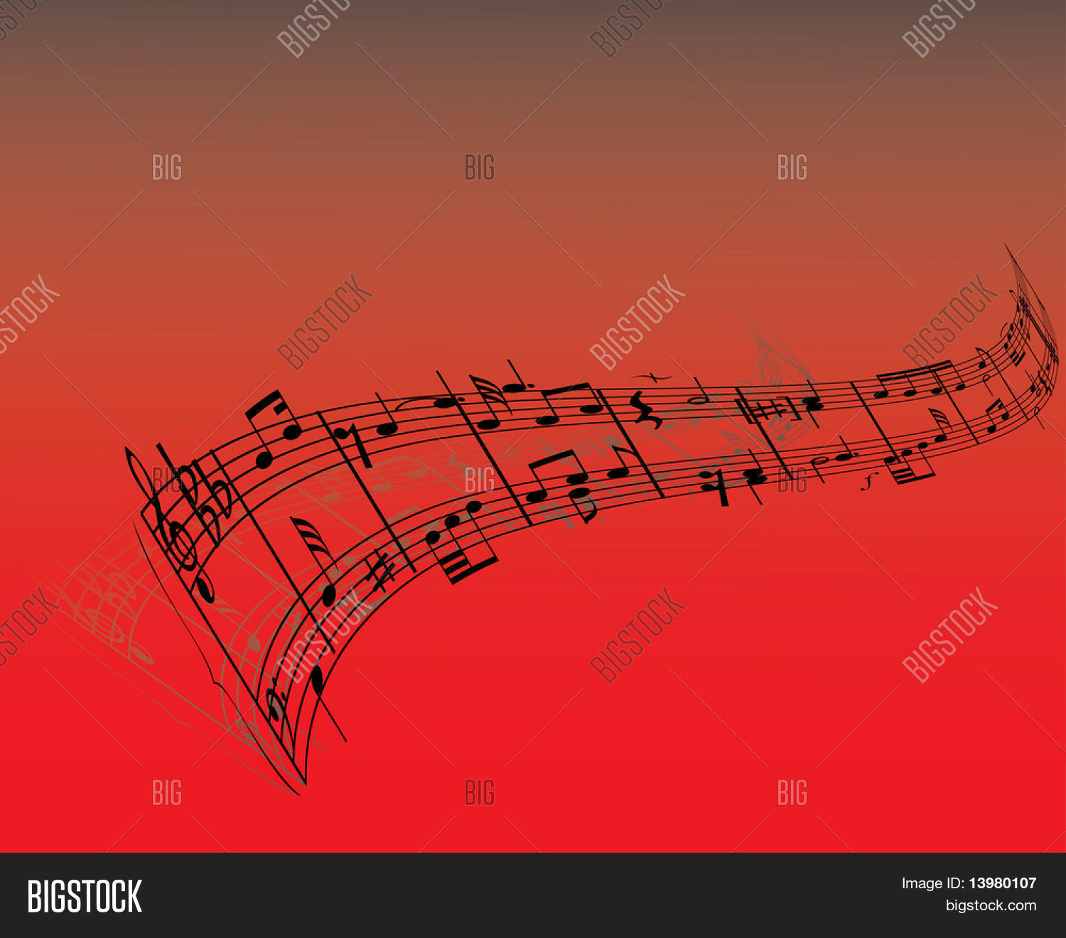 Abstract Music Vector & Photo (Free Trial) | Bigstock