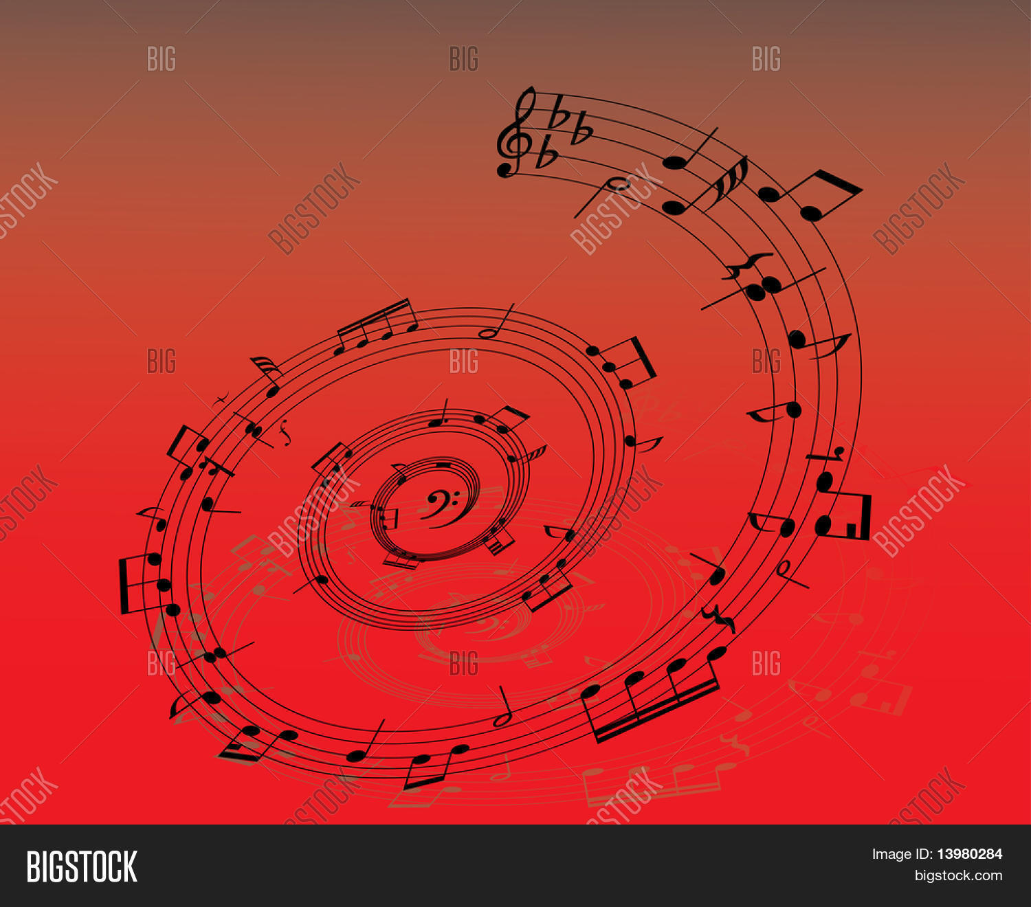 Abstract Music Vector & Photo (Free Trial) | Bigstock