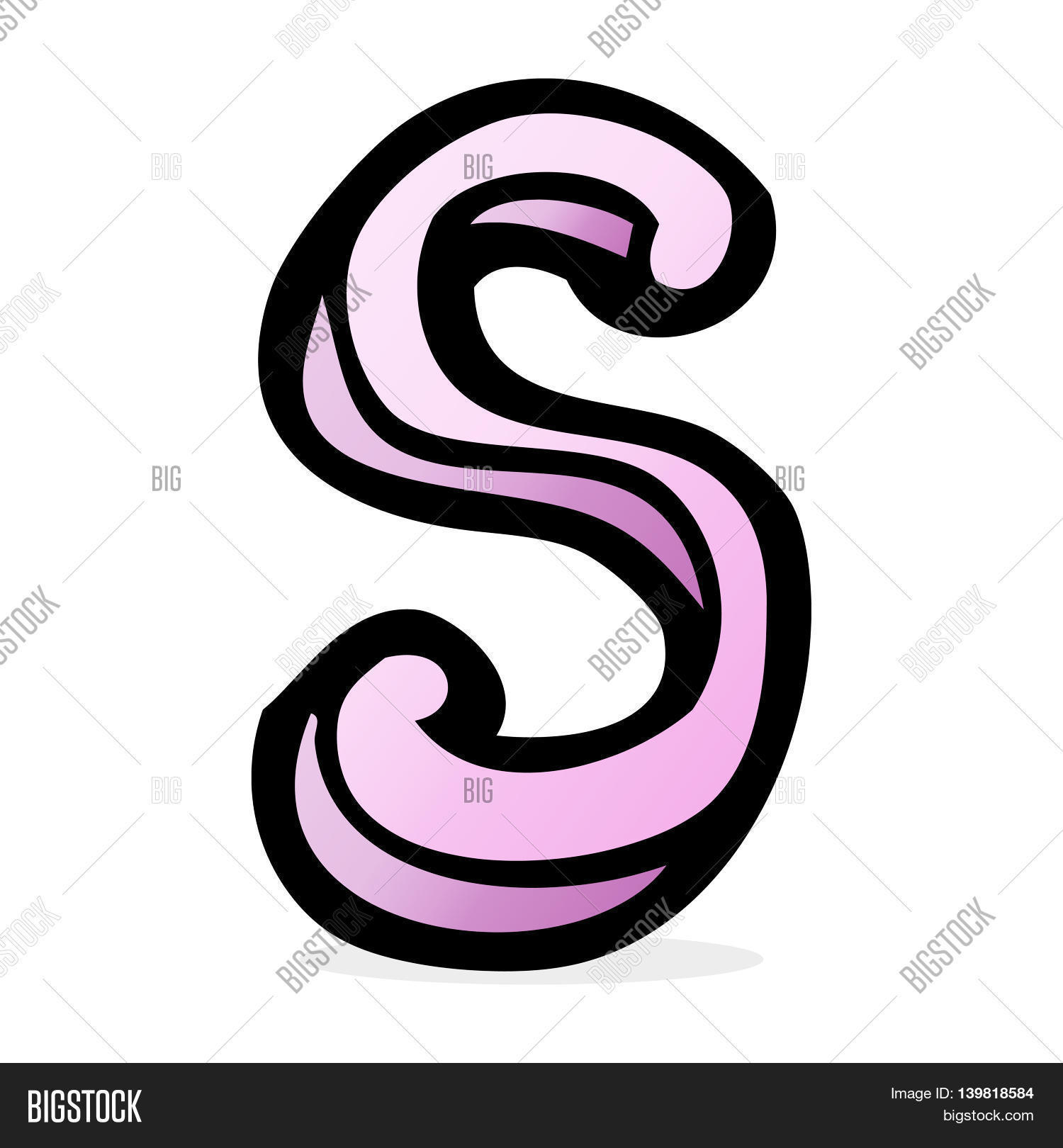 Cartoon Letter S Image & Photo (Free Trial) | Bigstock