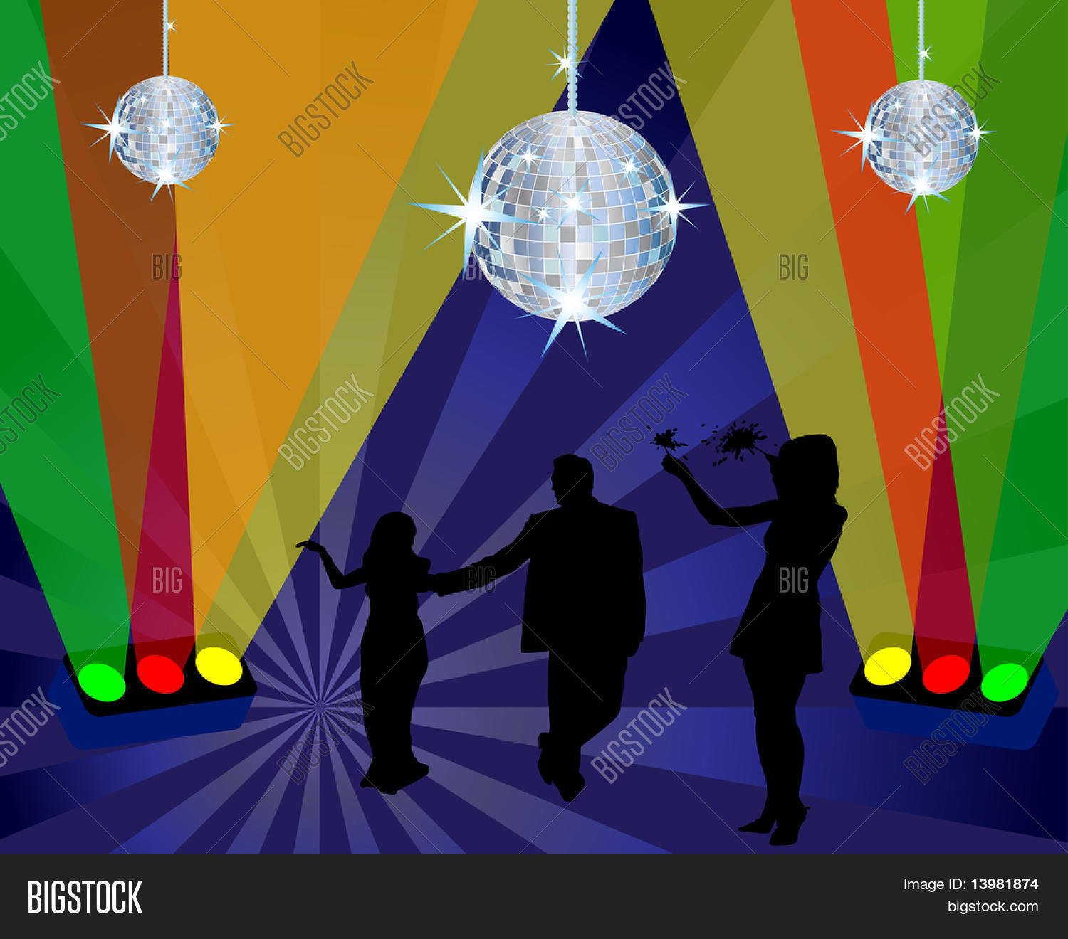 Abstract Night Club Vector & Photo (Free Trial) | Bigstock