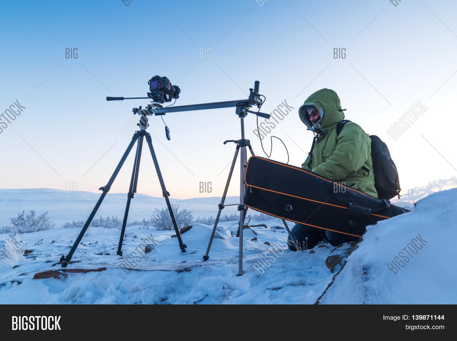 Man Photo Camera On Image & Photo (Free Trial) | Bigstock