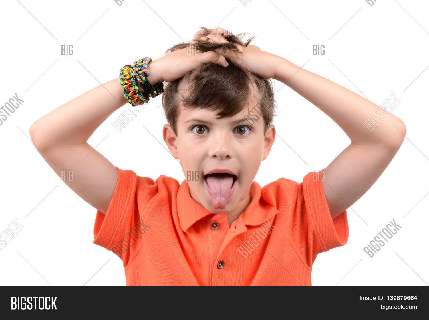 Young Boy Hands Hair Image & Photo (Free Trial) | Bigstock