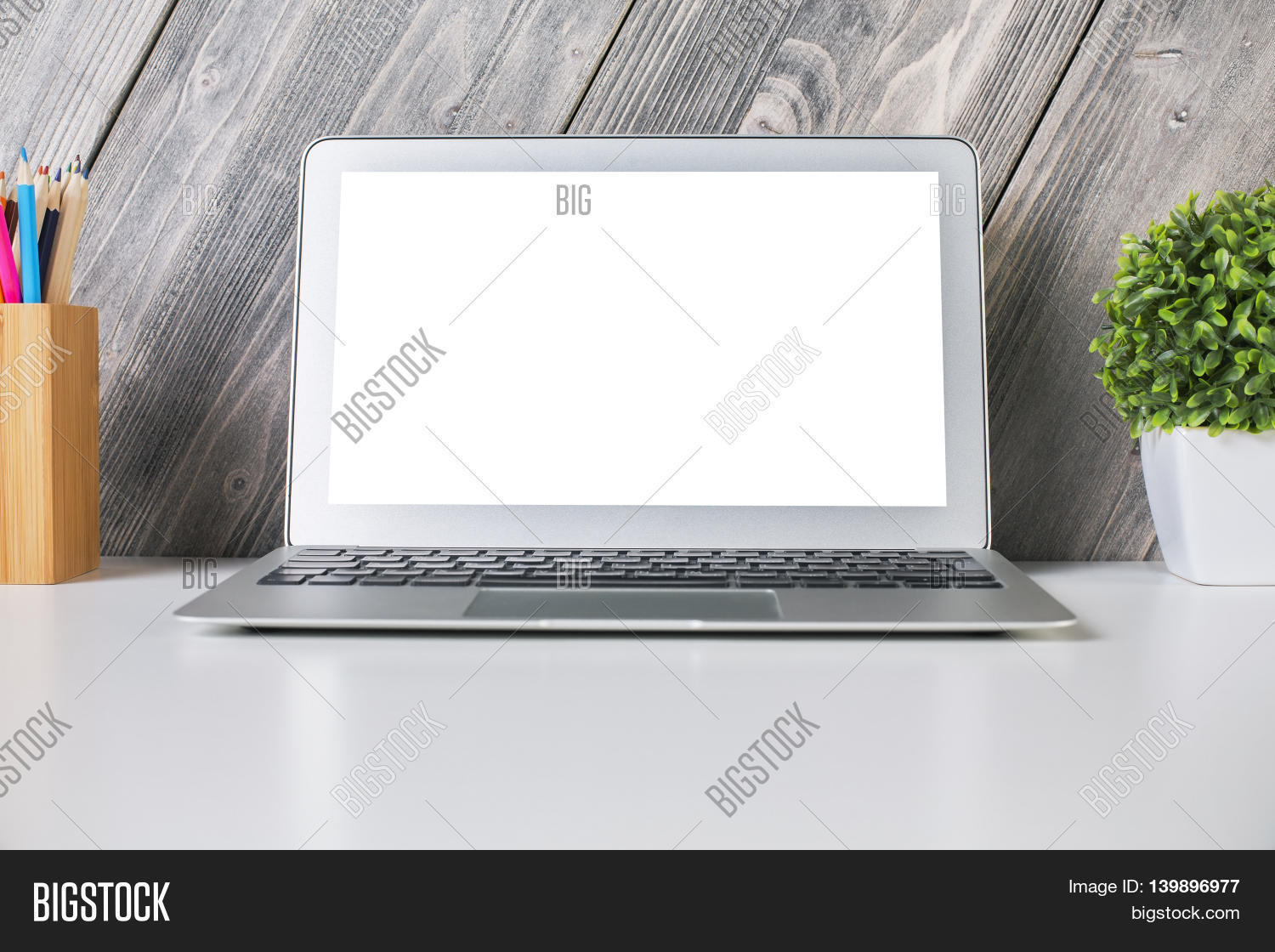 Closeup Laptop White Image & Photo (Free Trial) | Bigstock