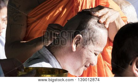 Monk Shave Hair Man Image & Photo (Free Trial) | Bigstock
