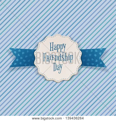 Friendship Day Emblem Vector & Photo (Free Trial) | Bigstock