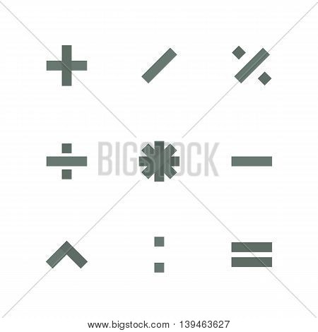 Set Paper Symbols Vector & Photo (Free Trial) | Bigstock