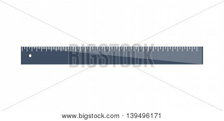 Ruler Flat Style. Vector & Photo (Free Trial) | Bigstock