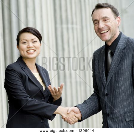 Happy Business Deal Image & Photo (Free Trial) | Bigstock