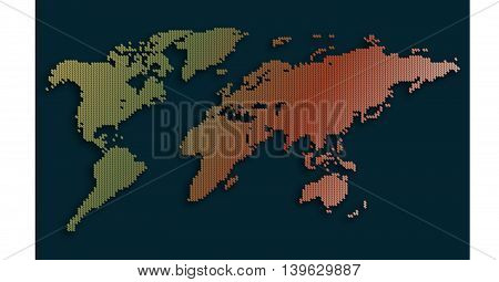 Graphic World Map Vector & Photo (Free Trial) | Bigstock