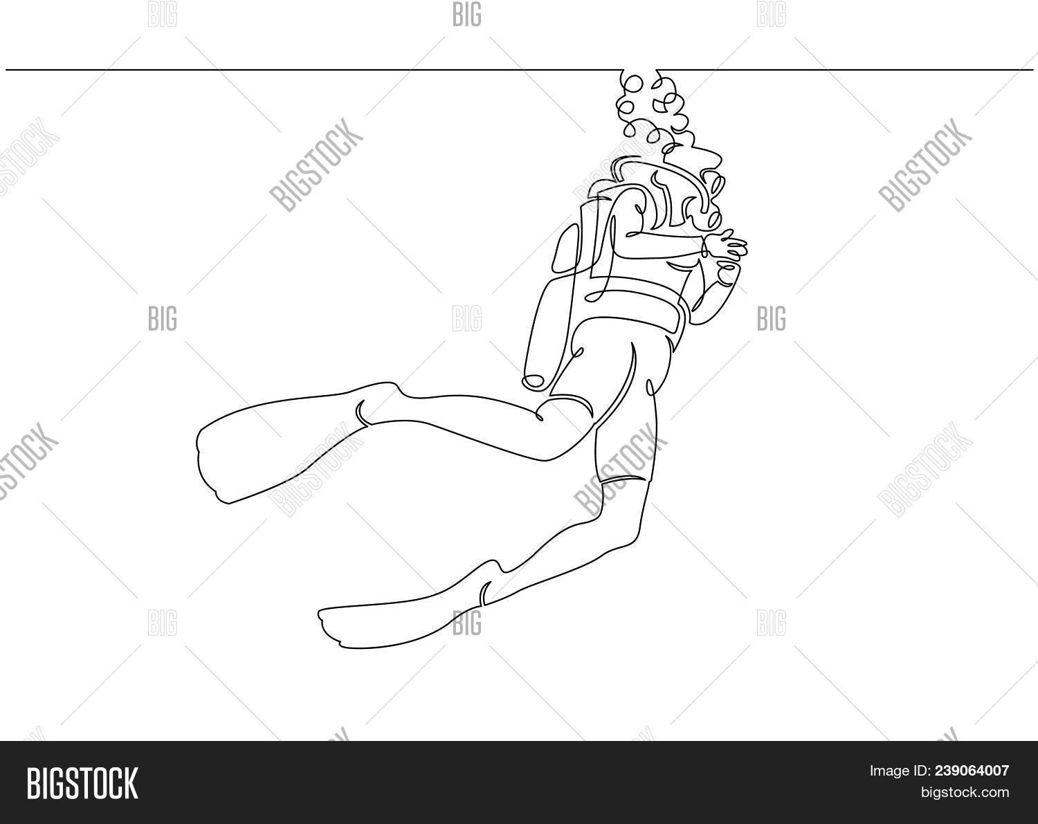 Continuous Single One Image & Photo (Free Trial) | Bigstock