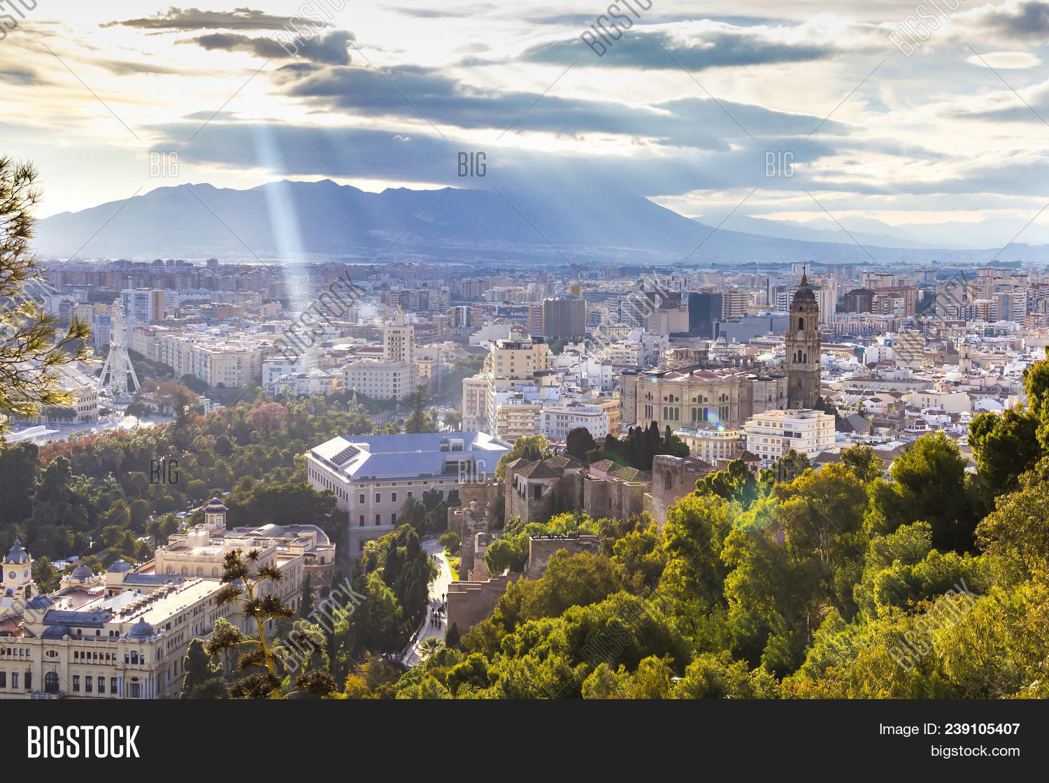 Aerial View Malaga Image & Photo (Free Trial) | Bigstock
