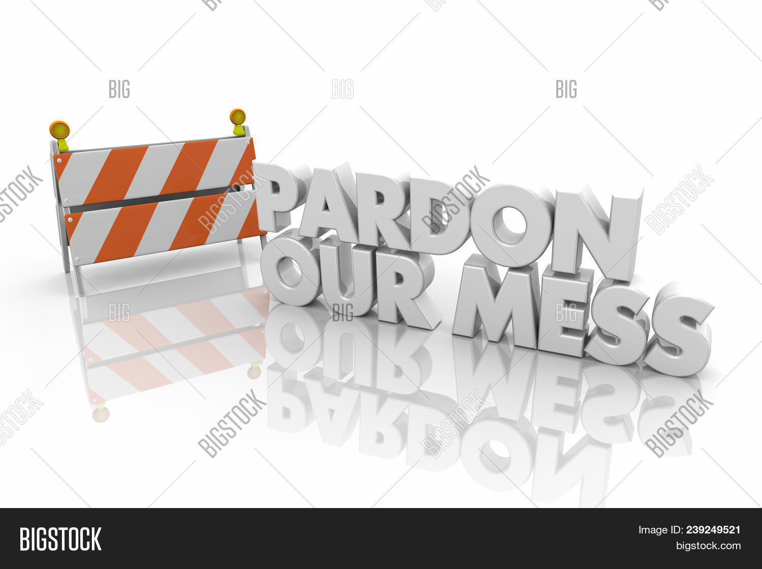 Pardon Our Mess Image & Photo (Free Trial) | Bigstock