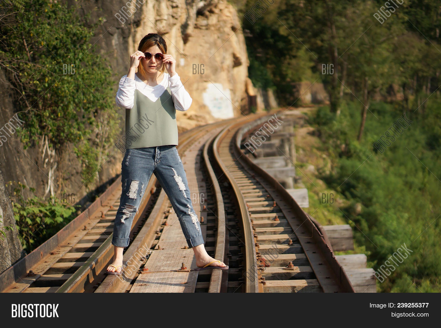 Asian Girl Staning Image & Photo (Free Trial) | Bigstock