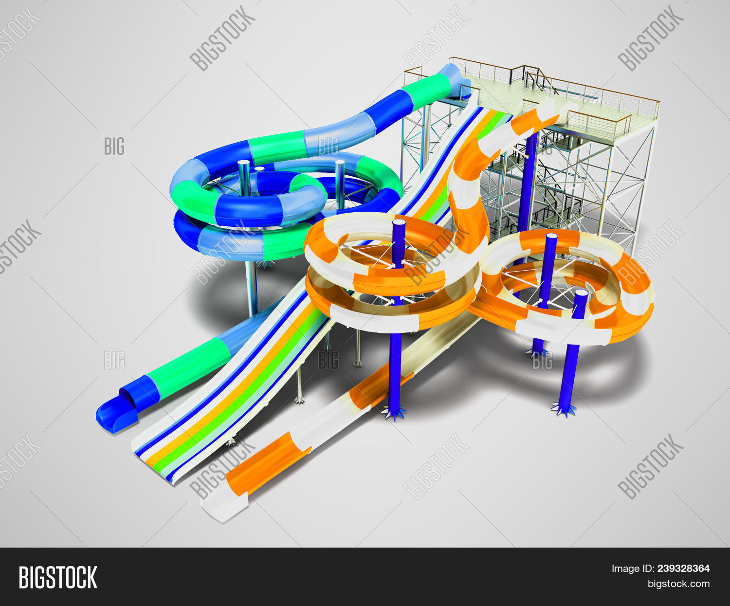 Modern Water Slide Image & Photo (Free Trial) | Bigstock