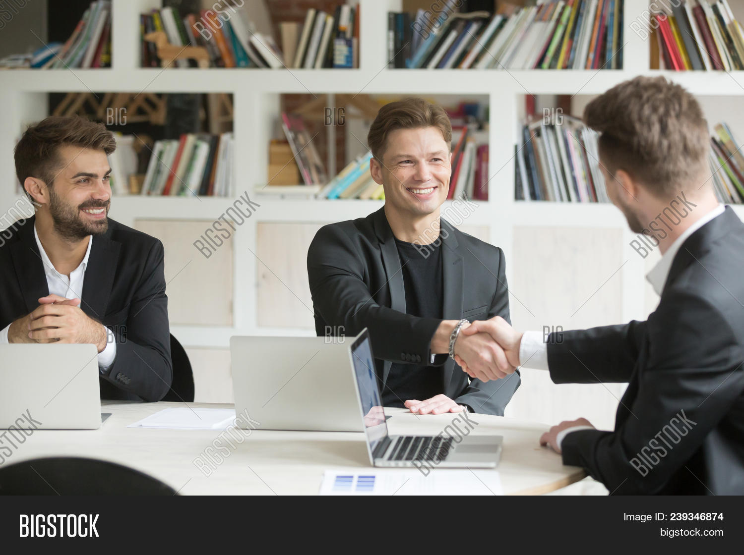 Male Ceo Welcoming New Image & Photo (Free Trial) | Bigstock
