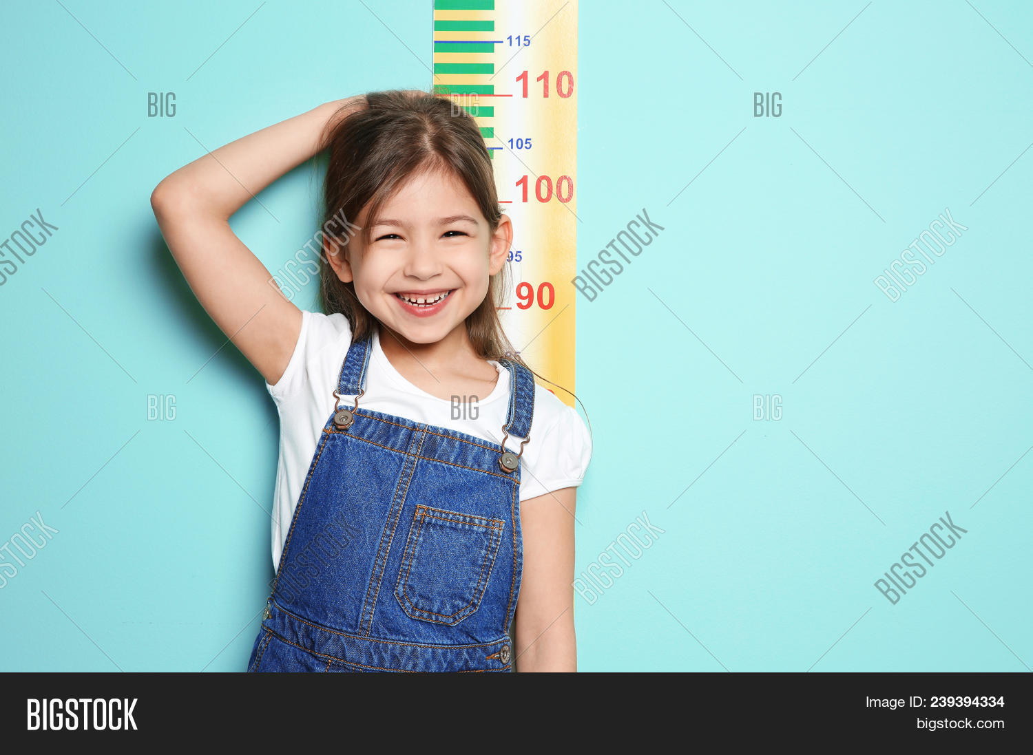 Little Girl Measuring Image & Photo (Free Trial) | Bigstock