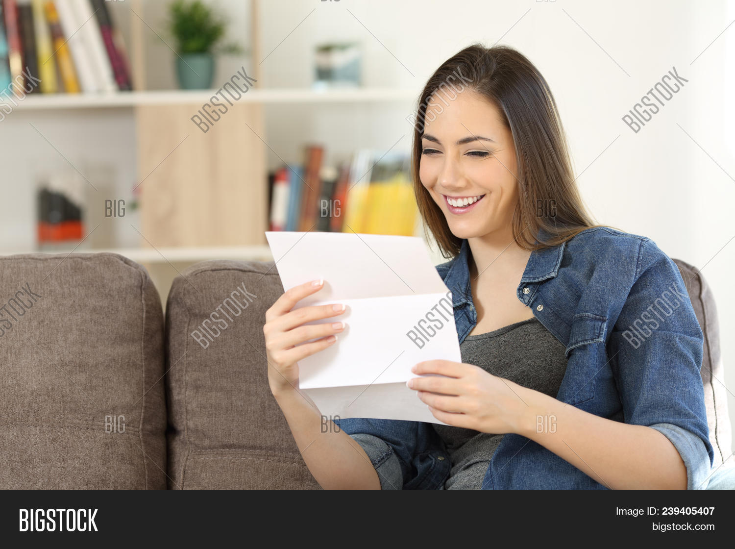 Happy Woman Reading Image & Photo (Free Trial) | Bigstock