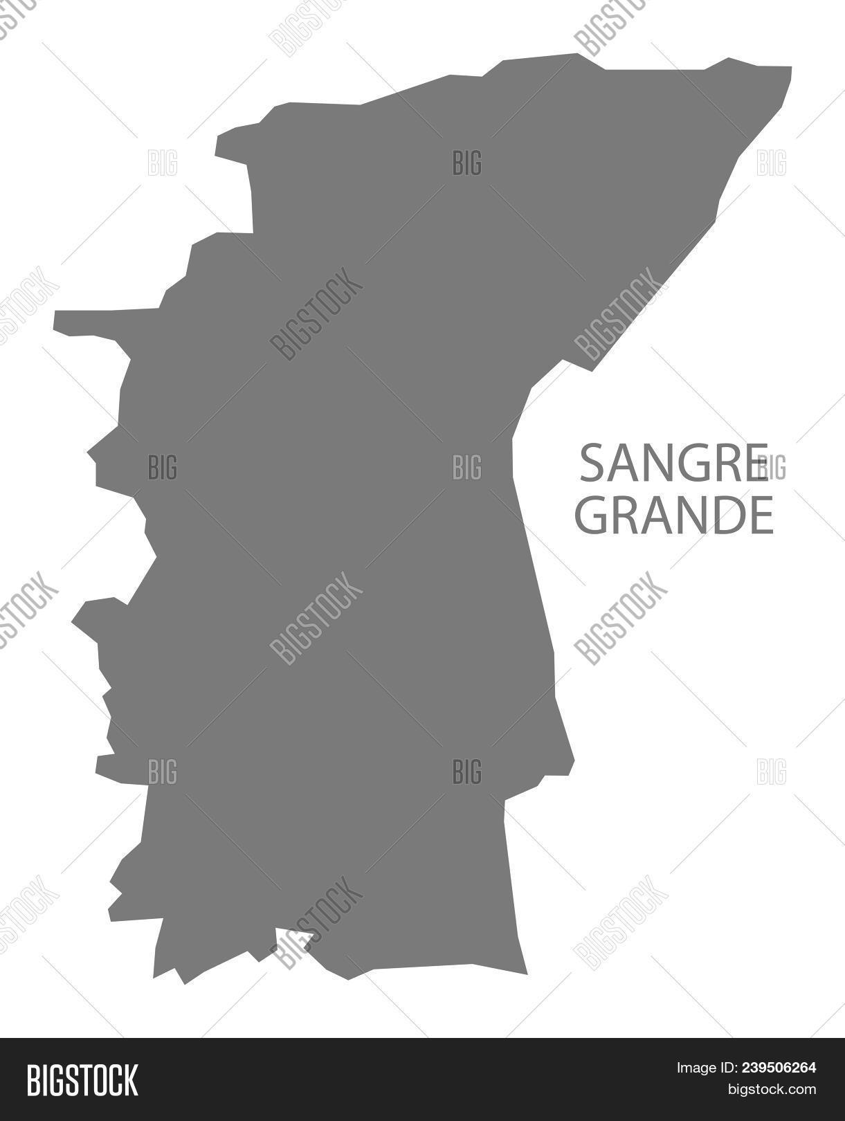 Sangre Grande Map Image & Photo (Free Trial) | Bigstock