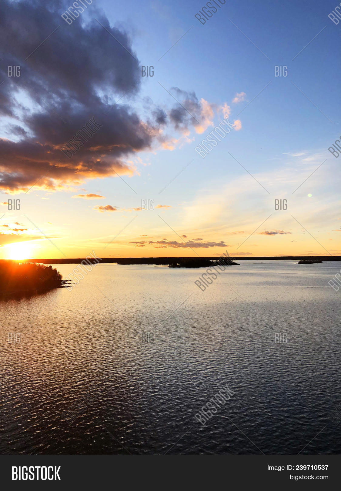 Aerial View Sunset Sky Image & Photo (Free Trial) | Bigstock