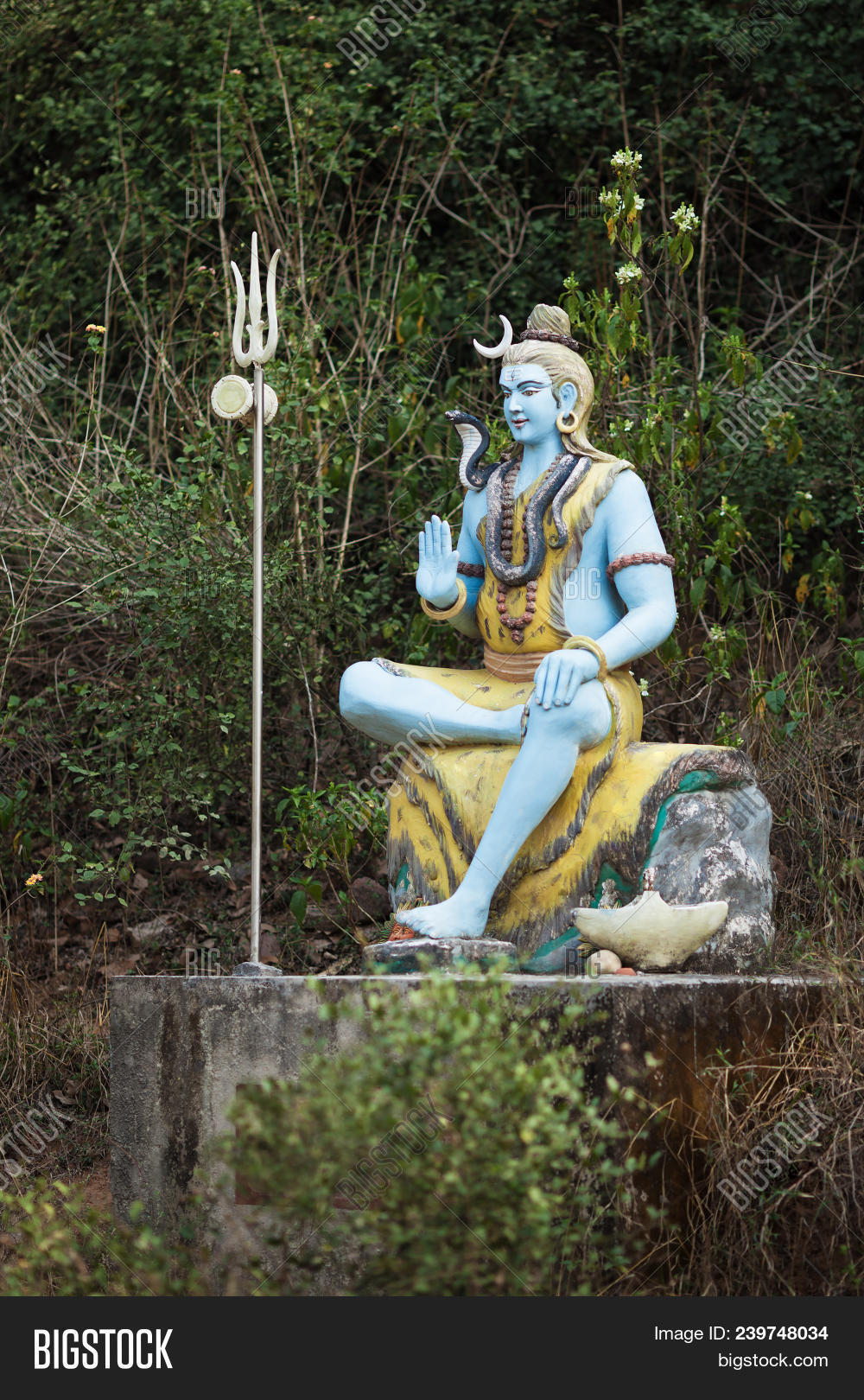 Sculpture God Shiva, Image & Photo (Free Trial) | Bigstock