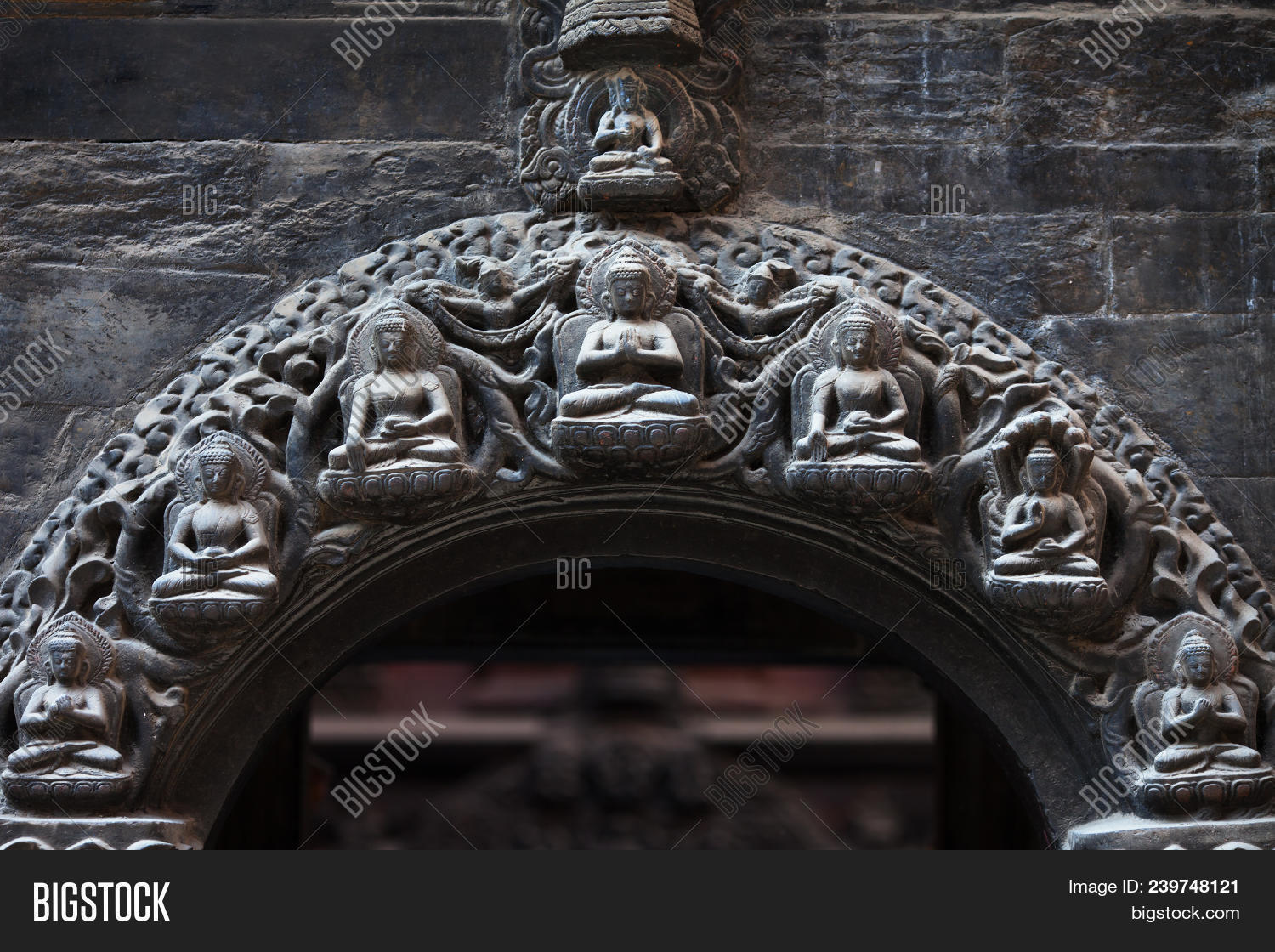 Stone Arch Buddhist Image & Photo (Free Trial) | Bigstock