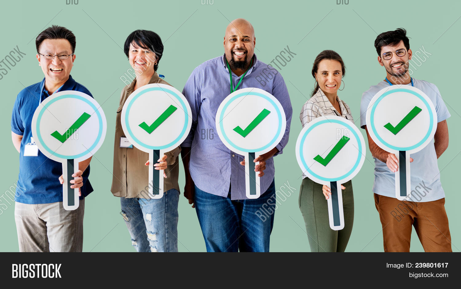 Workers Standing Image & Photo (Free Trial) | Bigstock