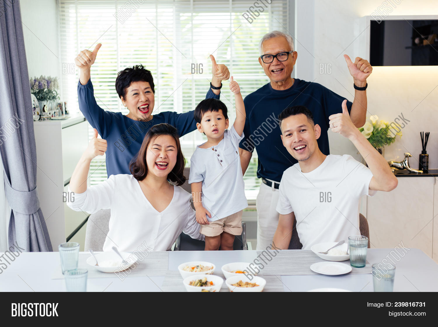 Extended Asian Family Image & Photo (Free Trial) | Bigstock