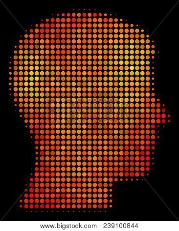 Pixel Man Head Vector & Photo (Free Trial) | Bigstock