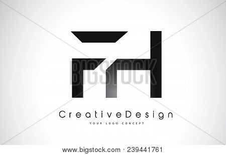Fh F H Letter Logo Vector & Photo (Free Trial) | Bigstock