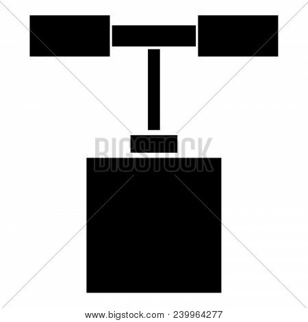Detonator Icon Black Vector & Photo (Free Trial) | Bigstock