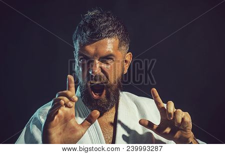 Karate Man Action. Image & Photo (Free Trial) | Bigstock