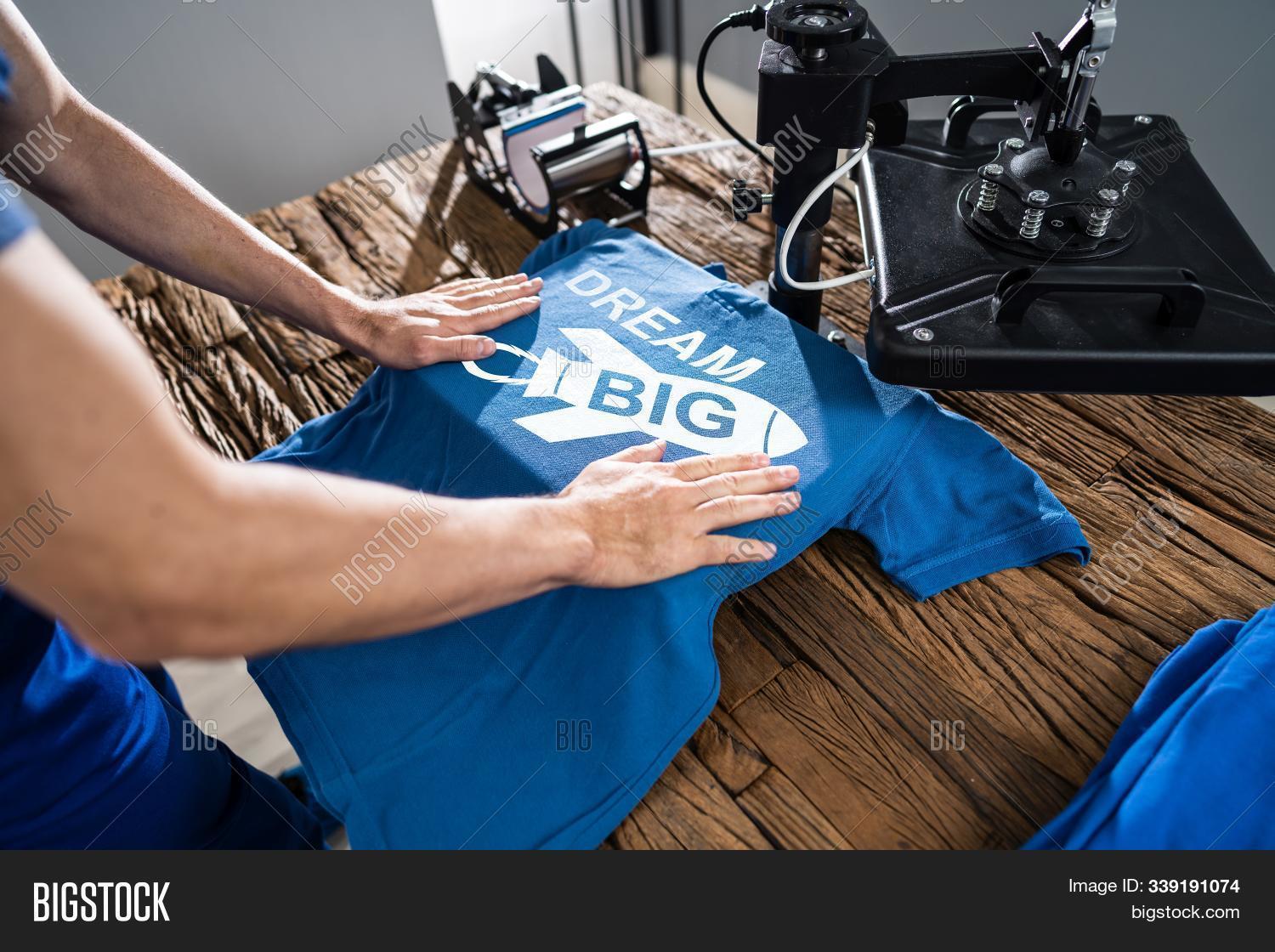 Man Printing On T Image & Photo (Free Trial) | Bigstock