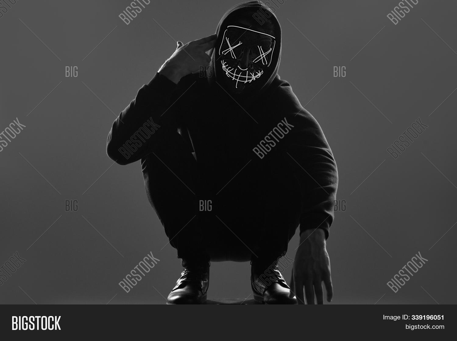 Anonymous Man Black Image & Photo (Free Trial) | Bigstock
