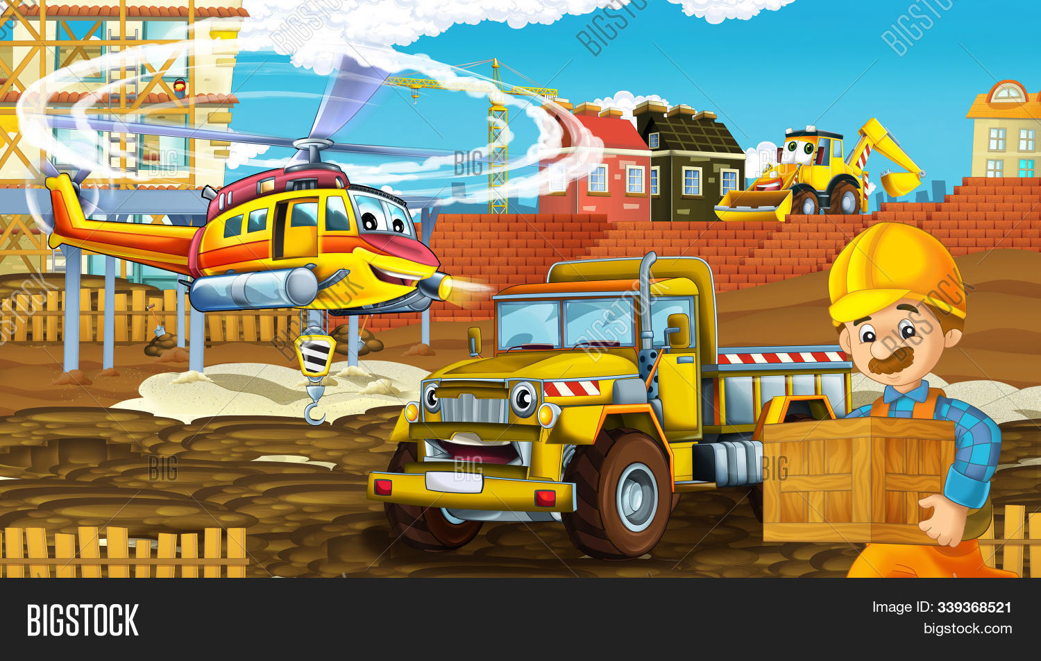 Cartoon Scene Industry Image & Photo (Free Trial) | Bigstock