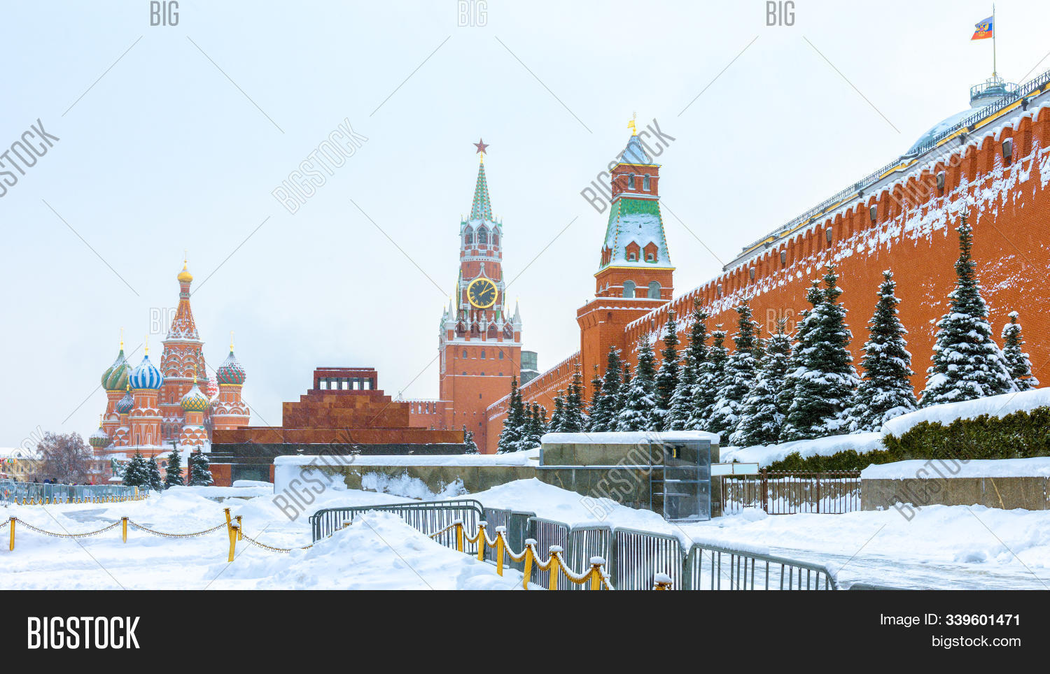 Red Square Winter, Image & Photo (Free Trial) | Bigstock