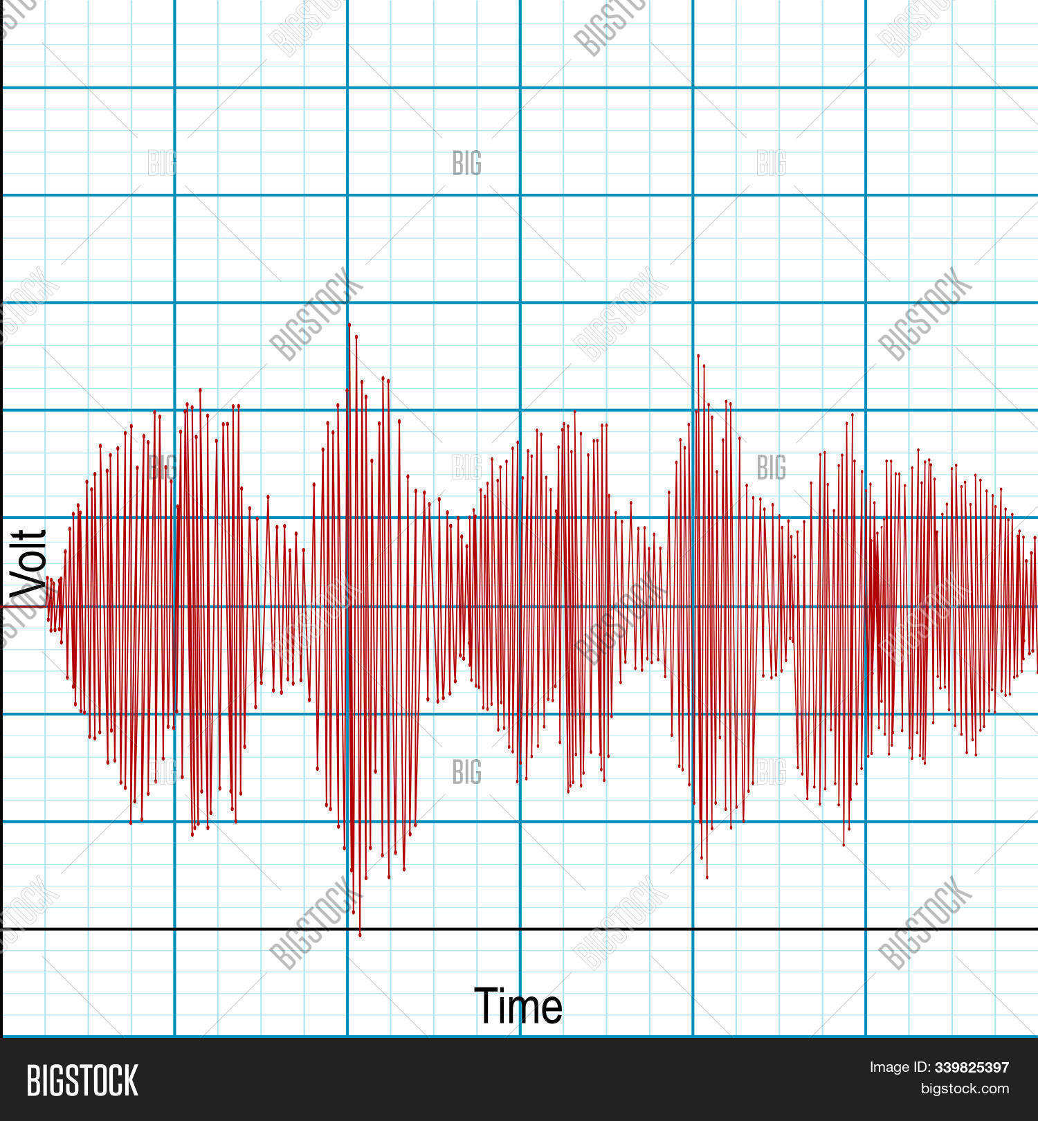 Seismograph Diagram Vector & Photo (Free Trial) | Bigstock