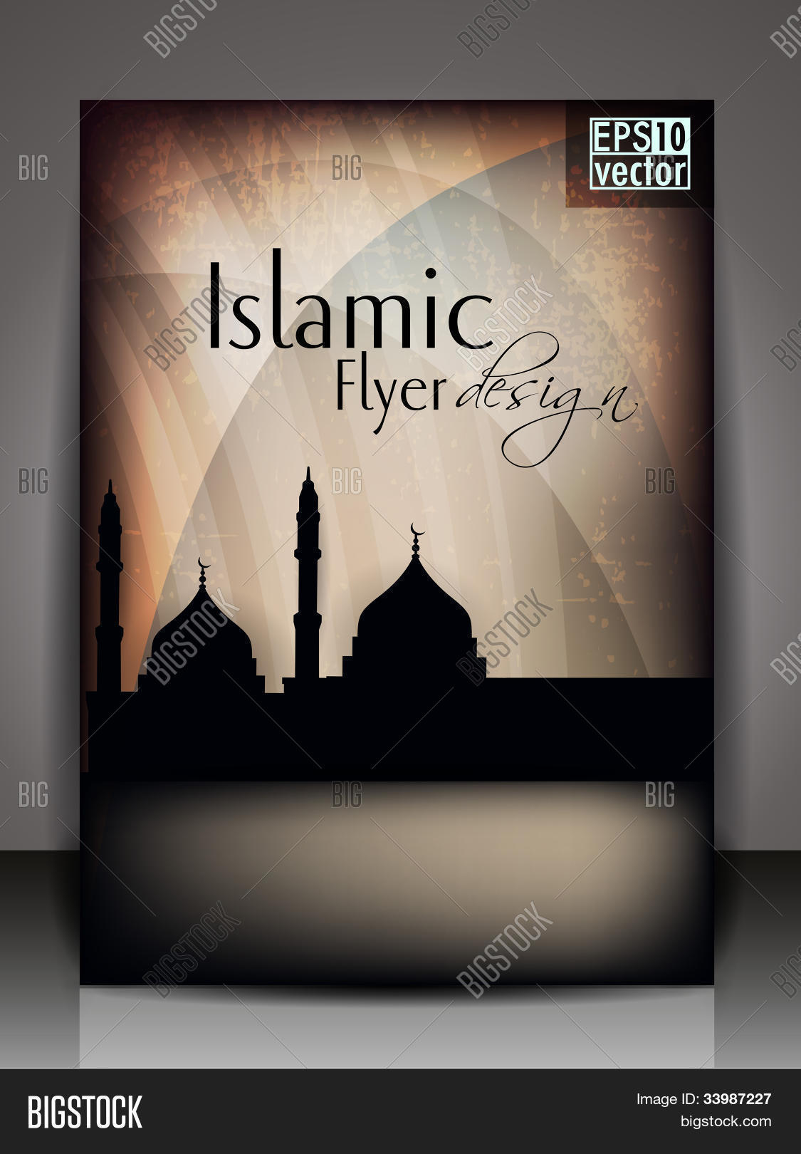Islamic Flyer Vector & Photo (Free Trial) | Bigstock